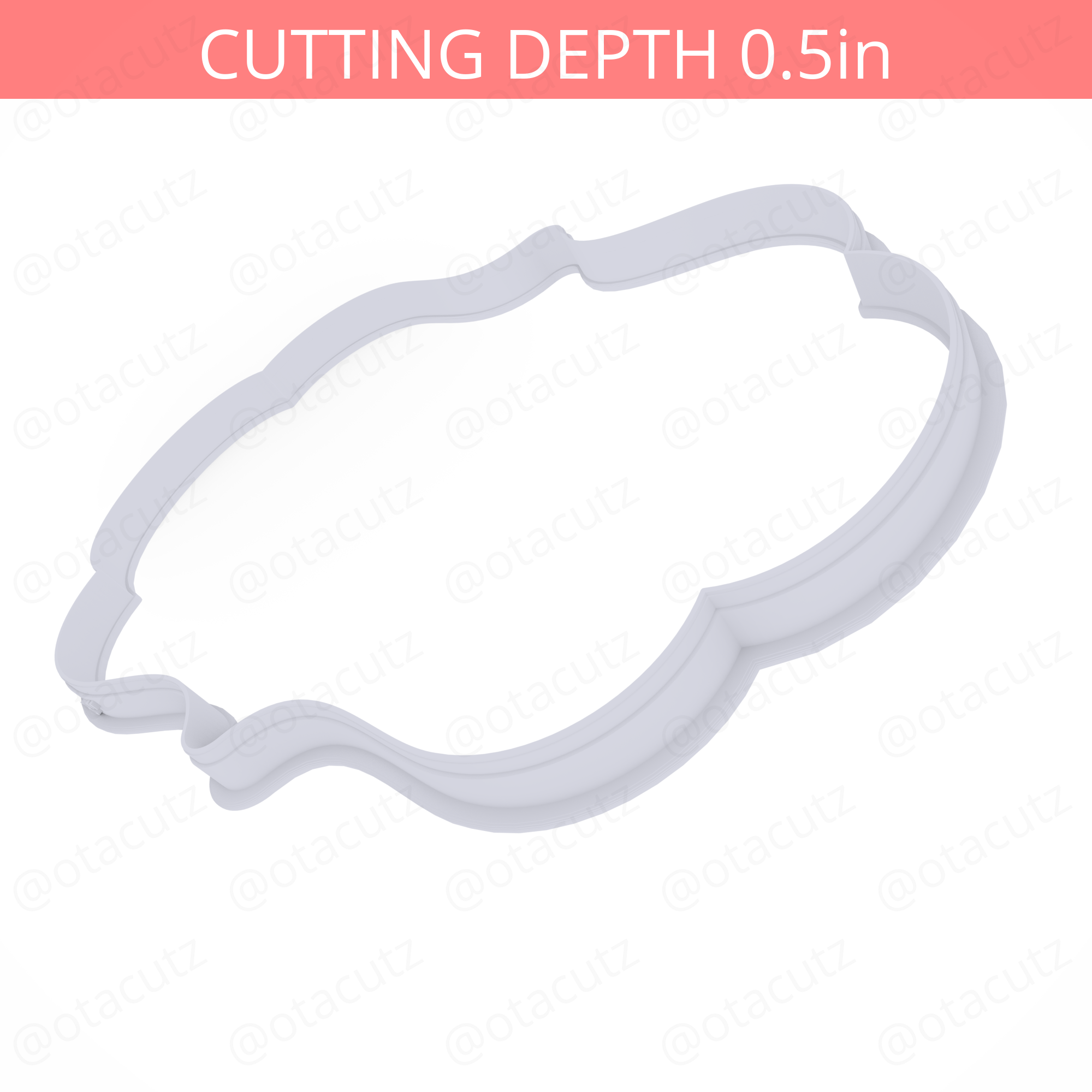 STL file Plaque #1 Cookie Cutter 8in / 20.3cm・Template to download and ...