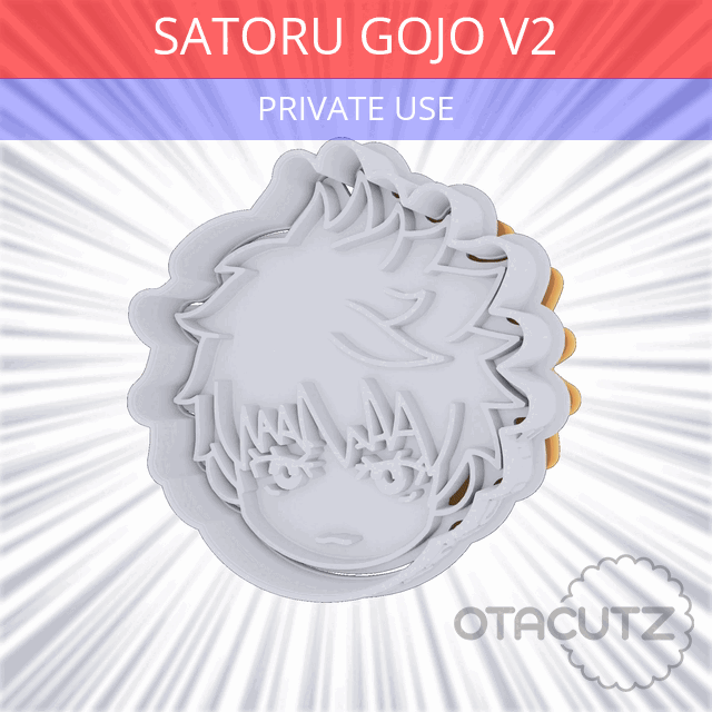 Free STL file Satoru Gojo V2 Cookie Cutter / JJK 🍪・3D printer design to ...