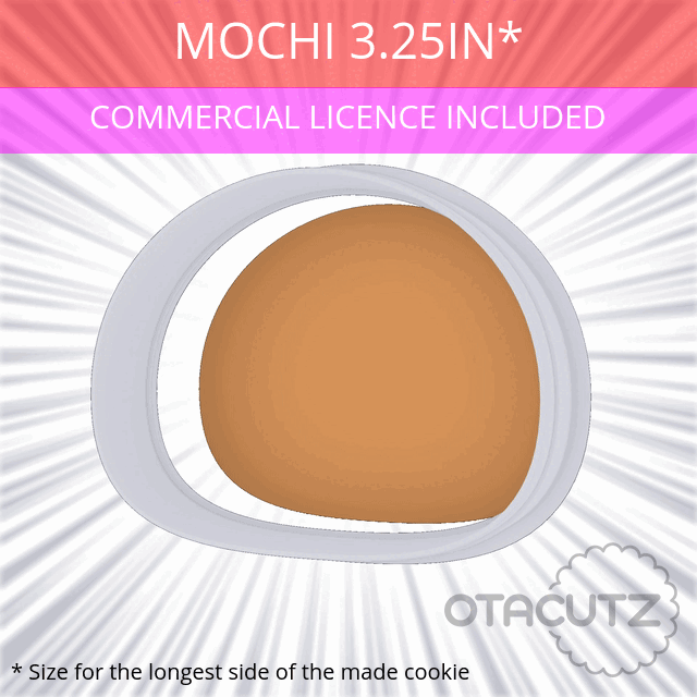 STL file Mochi Cookie Cutter 3.25in / 8.3cm 🍪・Model to download and 3D ...