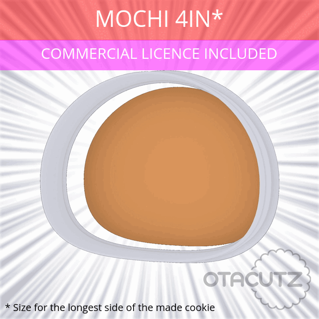 Fichier 3D Découpeur de biscuits Mochi 4in / 10.2cm・Design imprimable ...