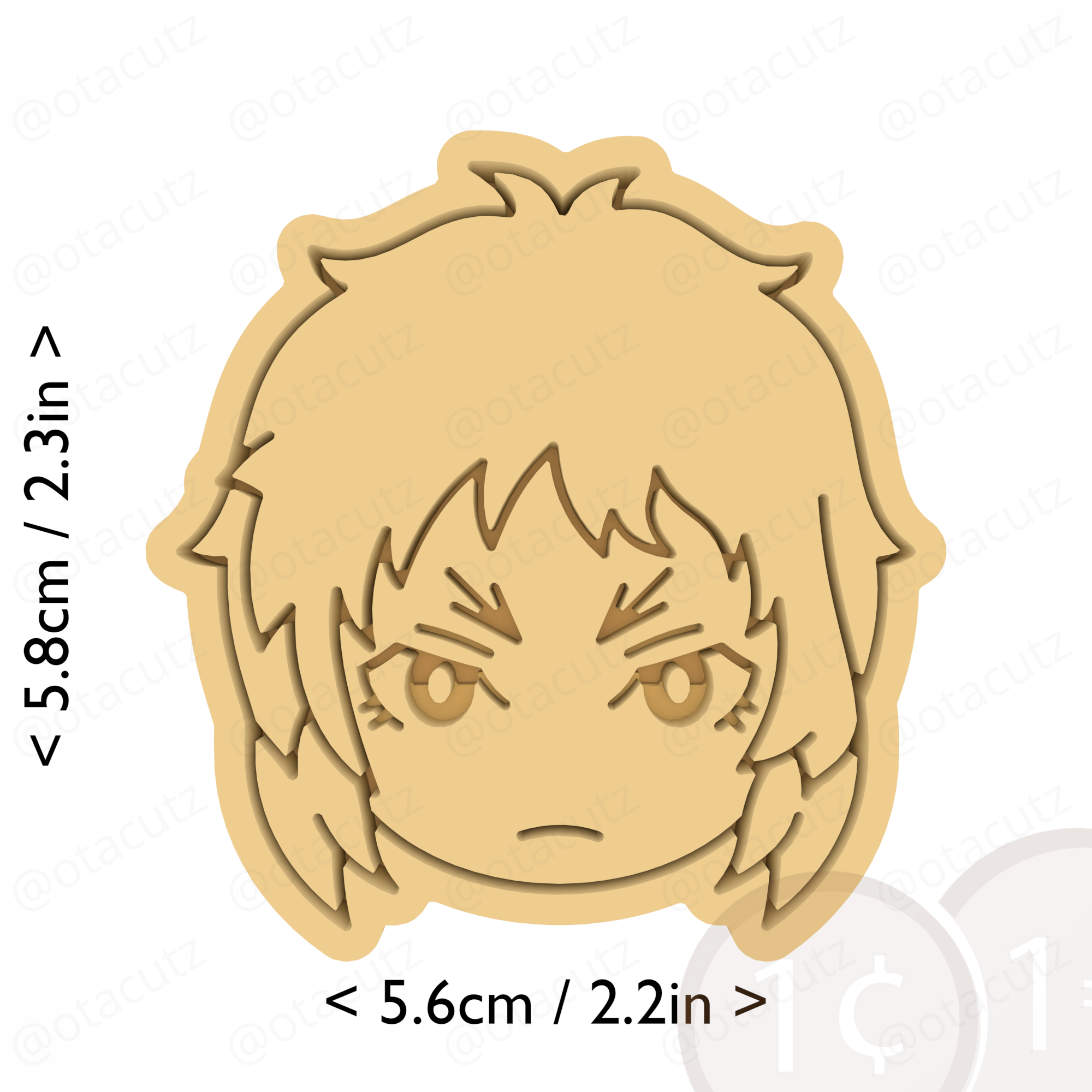 3D-Datei Ryunosuke Akutagawa Keksausstecher / BSD 🍪 kostenlos・Design ...