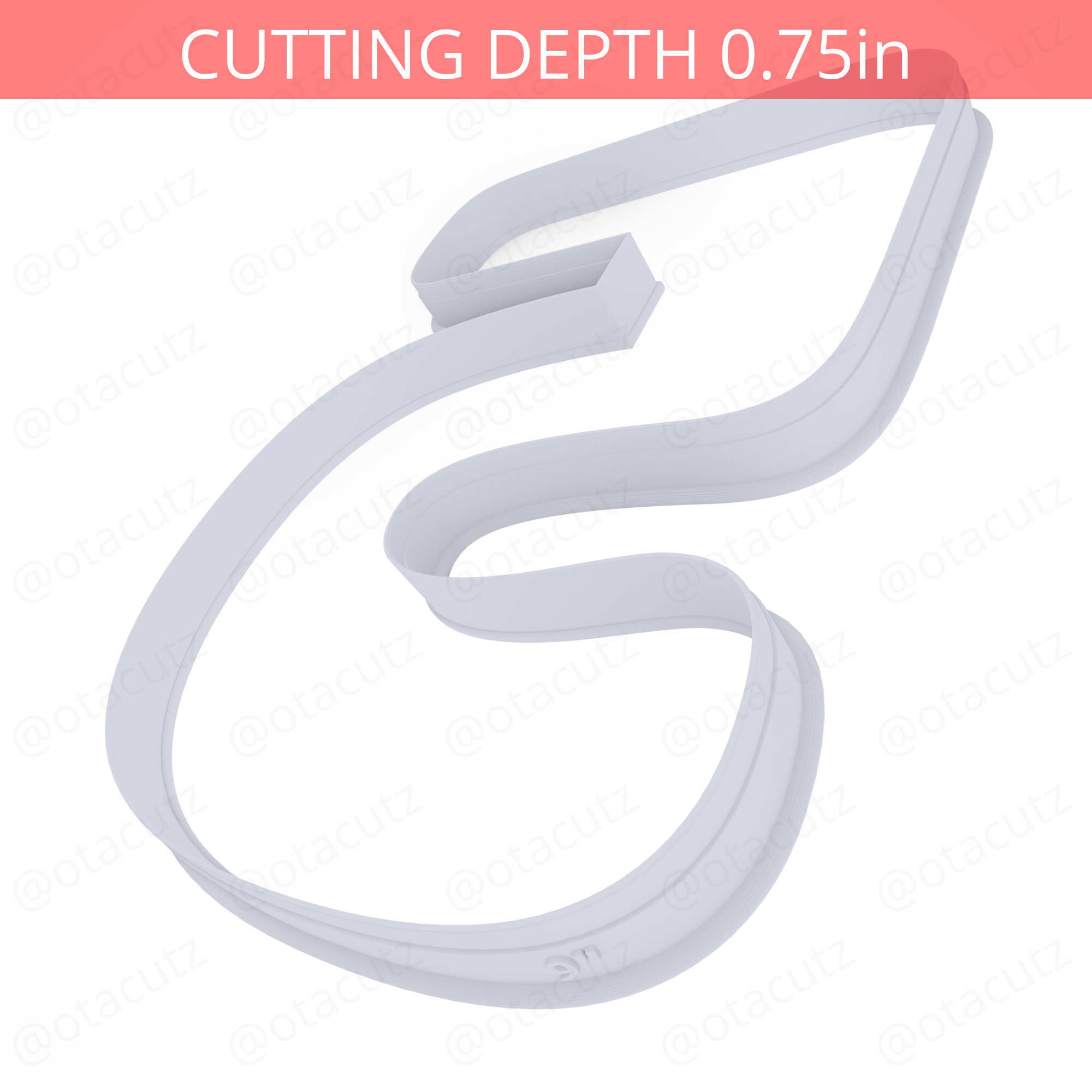 3d File Number Five Cookie Cutter 9in 22 9cm・template To Download And