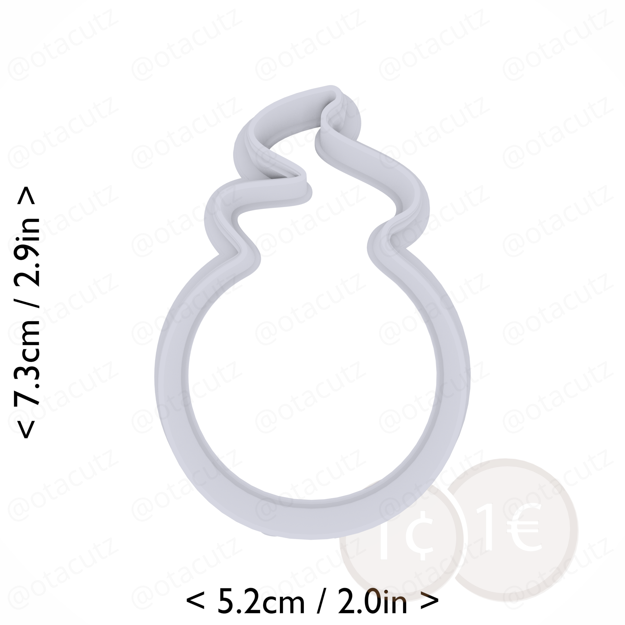 STL file Soul Cookie Cutter 2.5in / 6.4cm・3D printer model to download ...