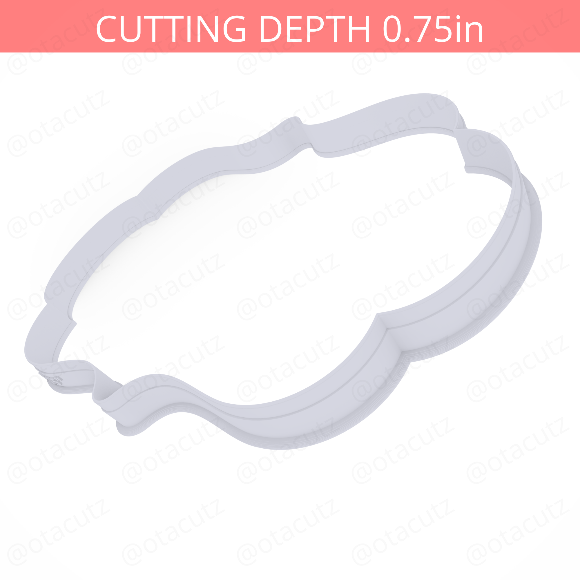 STL file Plaque #1 Cookie Cutter 9.75in / 24.8cm 🍪・3D printable model ...