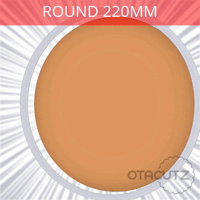 3D file Round Cookie Cutter 220mm・Model to download and 3D print・Cults