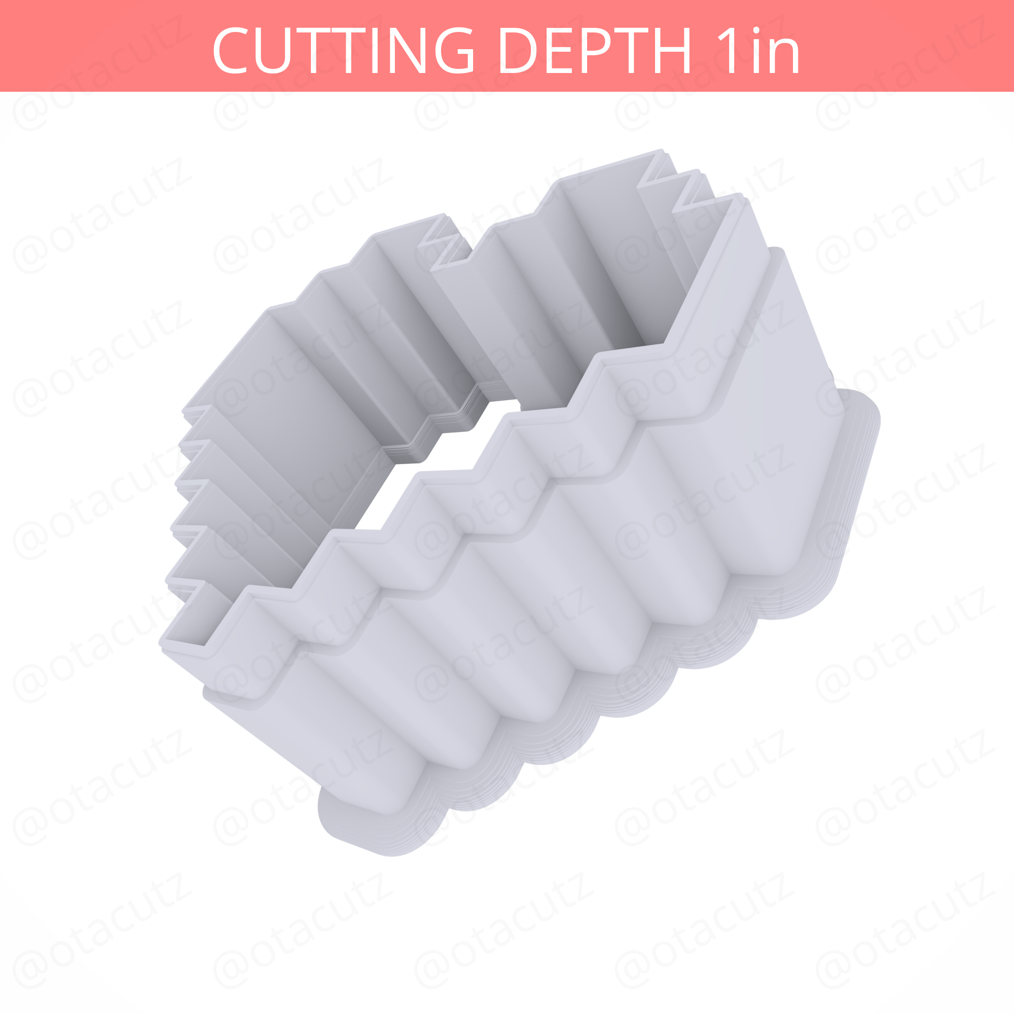 STL file Pixel Heart Cookie Cutter 2.25in / 5.7cm 💜・3D print design to ...