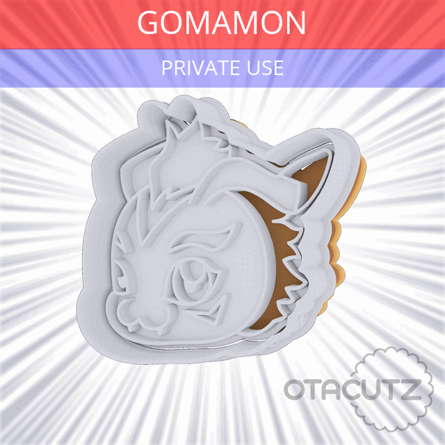 Free 3D file Gomamon Cookie Cutter / Digimon・3D printer design to ...