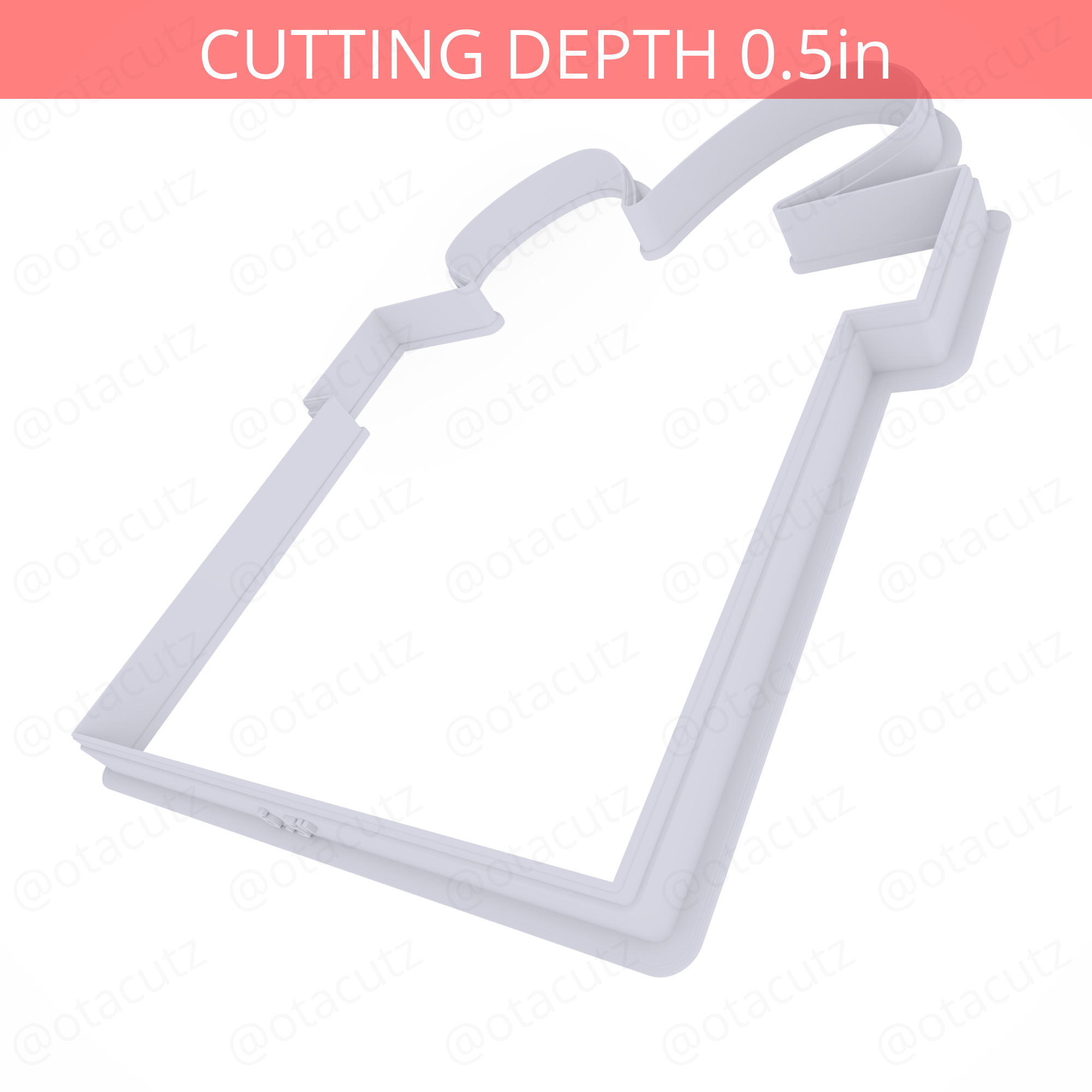 STL file Gift Cookie Cutter 6.5in / 16.5cm・Model to download and 3D ...