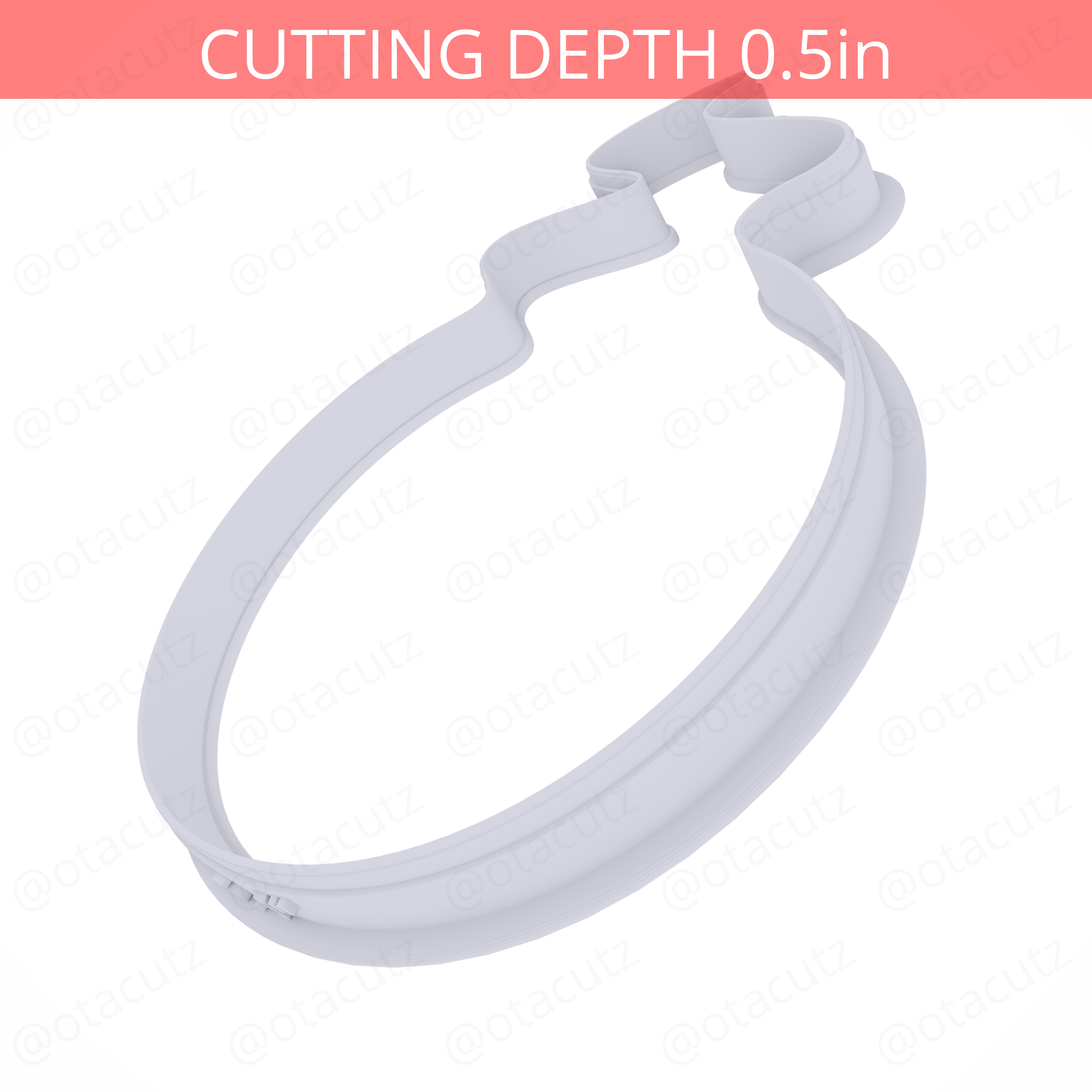 STL file Soul Cookie Cutter 5.5in / 14cm・Model to download and 3D print ...