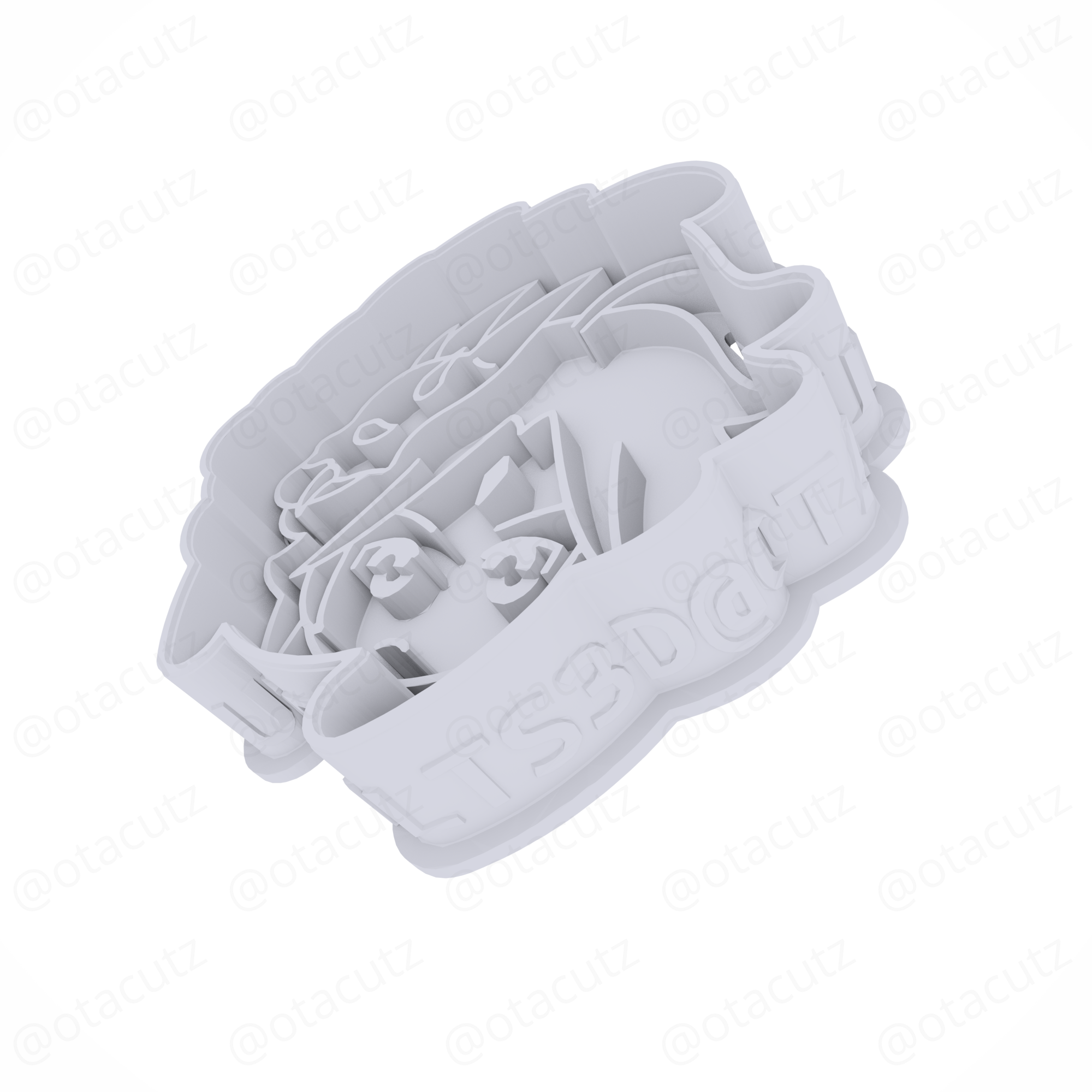 Бесплатный 3D файл Резак для печенья Xiao / GI 🏠・Объект для скачивания ...