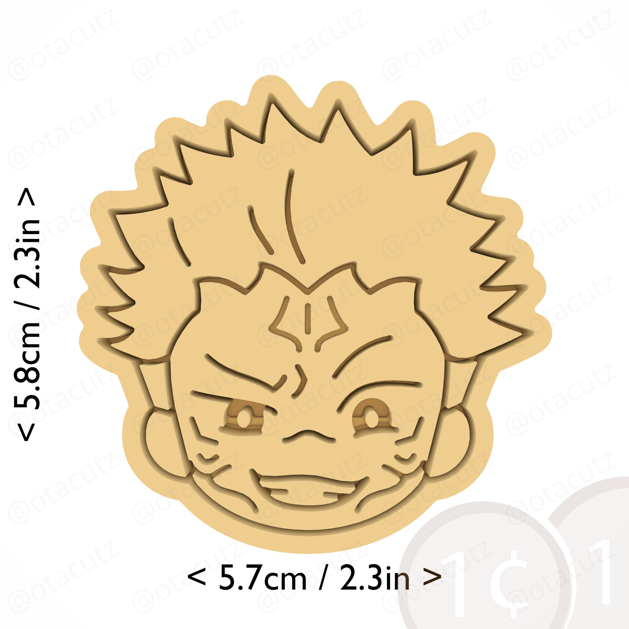 Free 3D file Ryomen Sukuna Cookie Cutter / JJK・3D printer design to ...