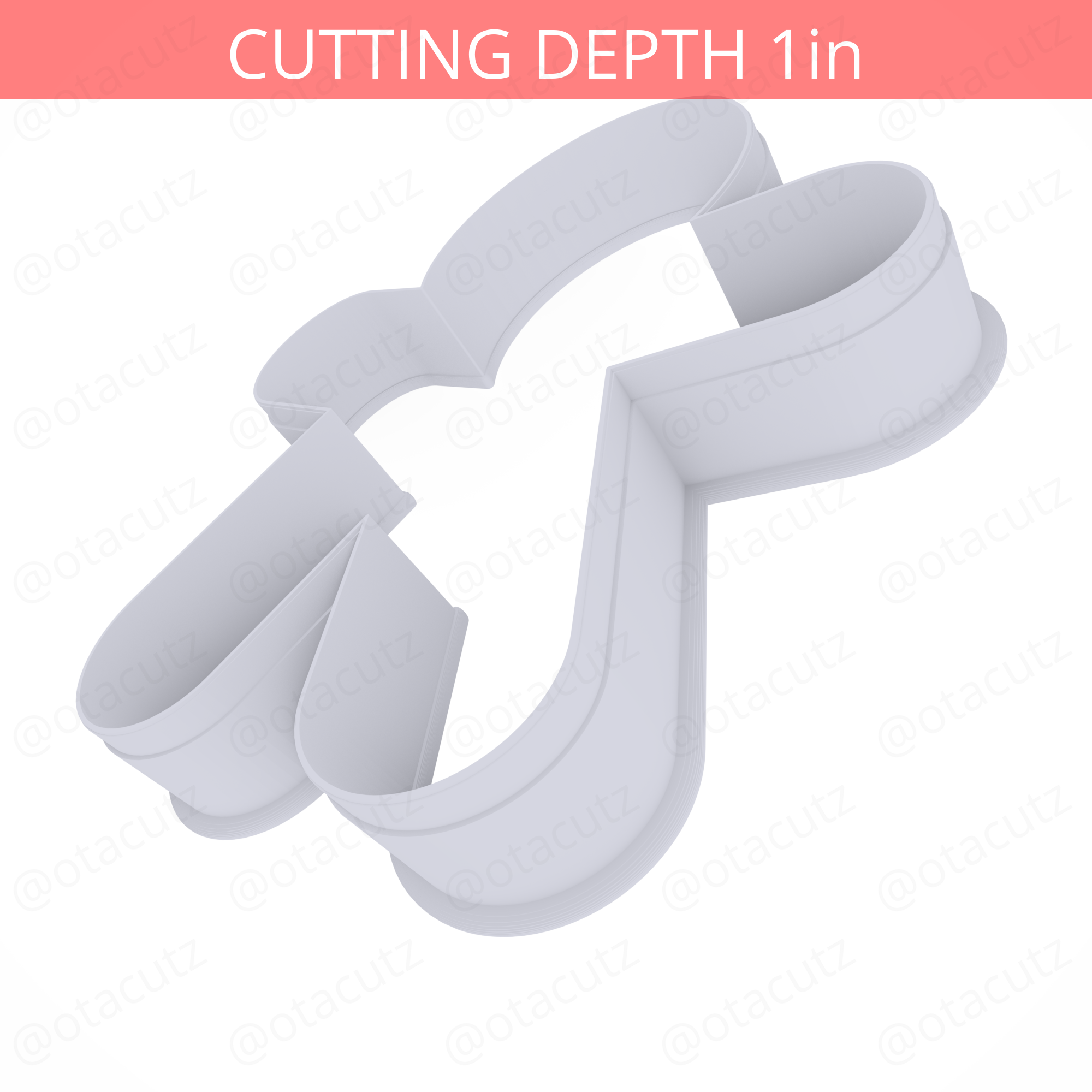 STL file Gingerbread Man Cookie Cutter 5.75in / 14.6cm 👨・Design to ...