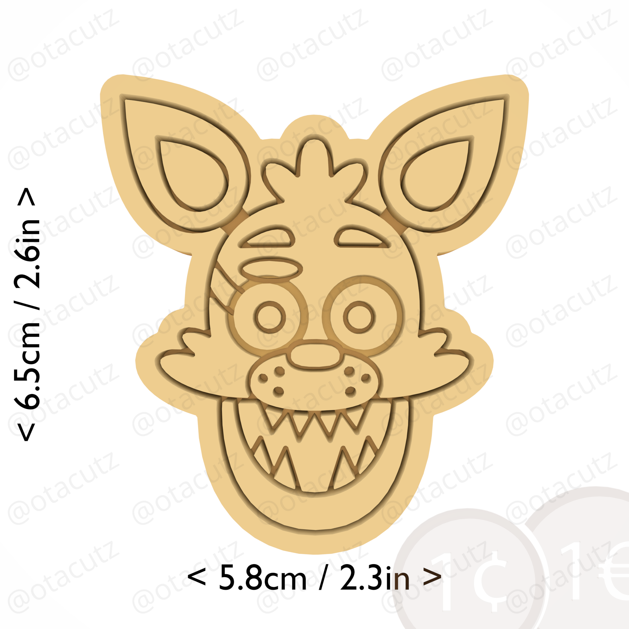 Free 3D file Foxy Cookie Cutter / FNAF 🍪・3D printing model to download ...