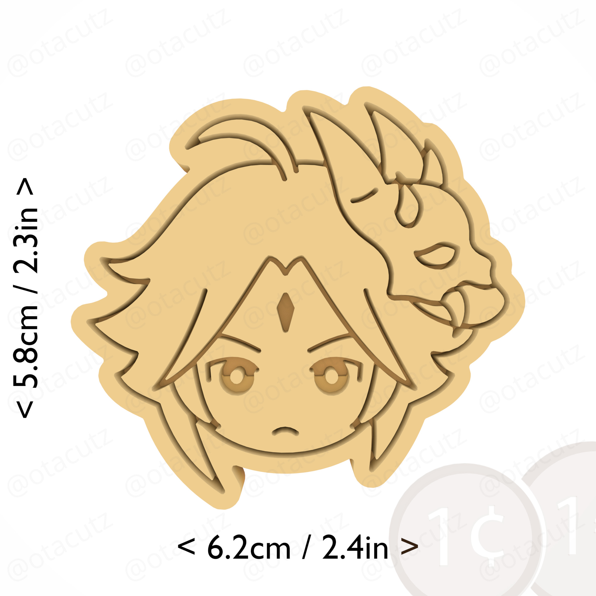 Free 3D file Xiao Cookie Cutter / GI・3D printing model to download・Cults