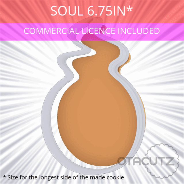 3D file Soul Cookie Cutter 6.75in / 17.1cm・3D printing idea to download ...