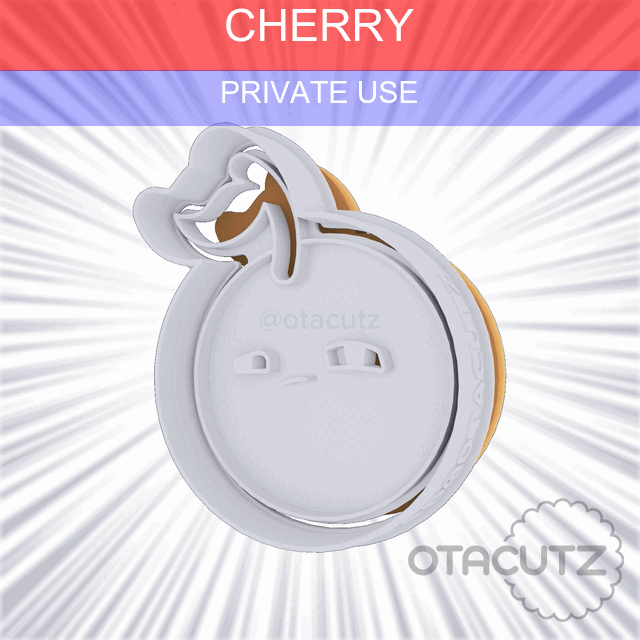 Free STL file Cherry Cookie Cutter / Suika Game 🍒・3D printer design to ...