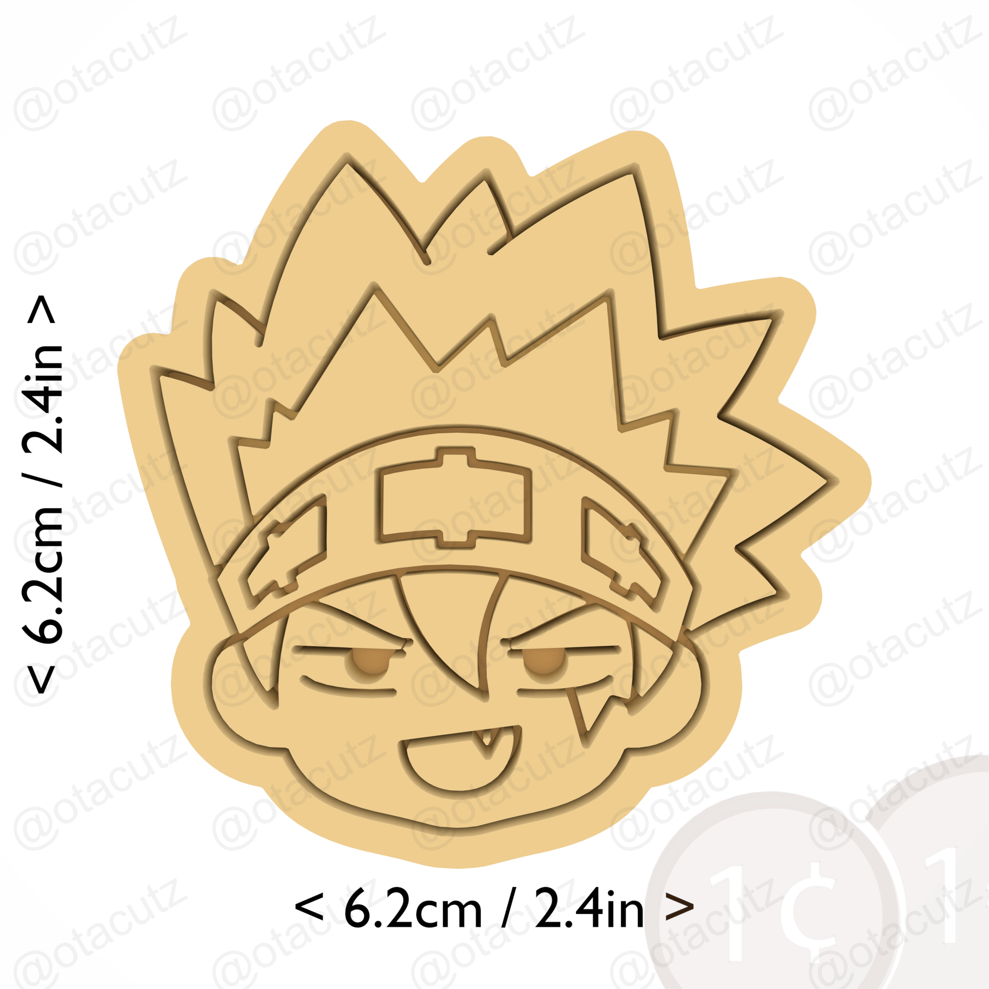 Free STL file Dot Barrett Cookie Cutter / Mashle 🍪・Design to download ...