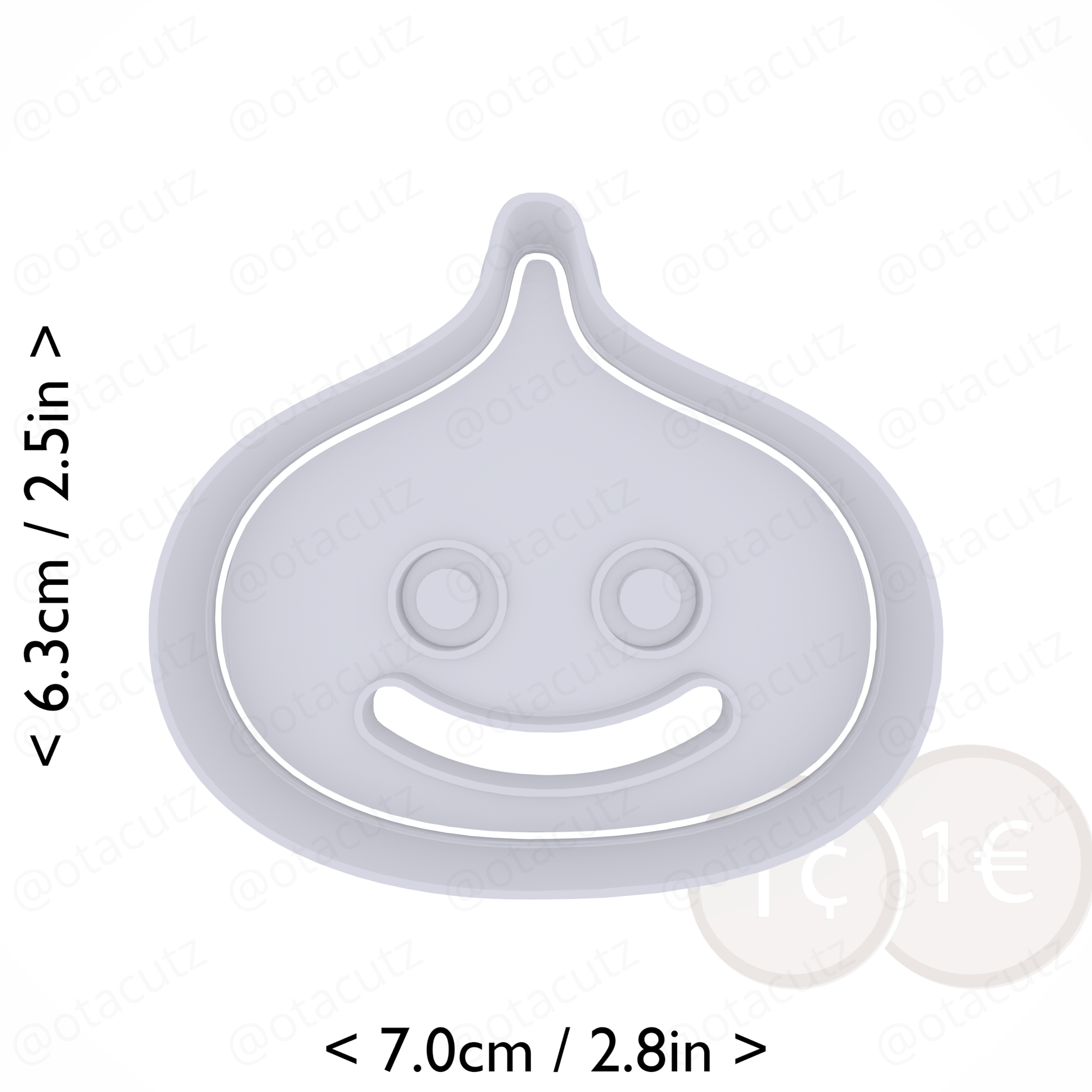 Free STL file Slime Cookie Cutter / DQ・3D printer model to download・Cults