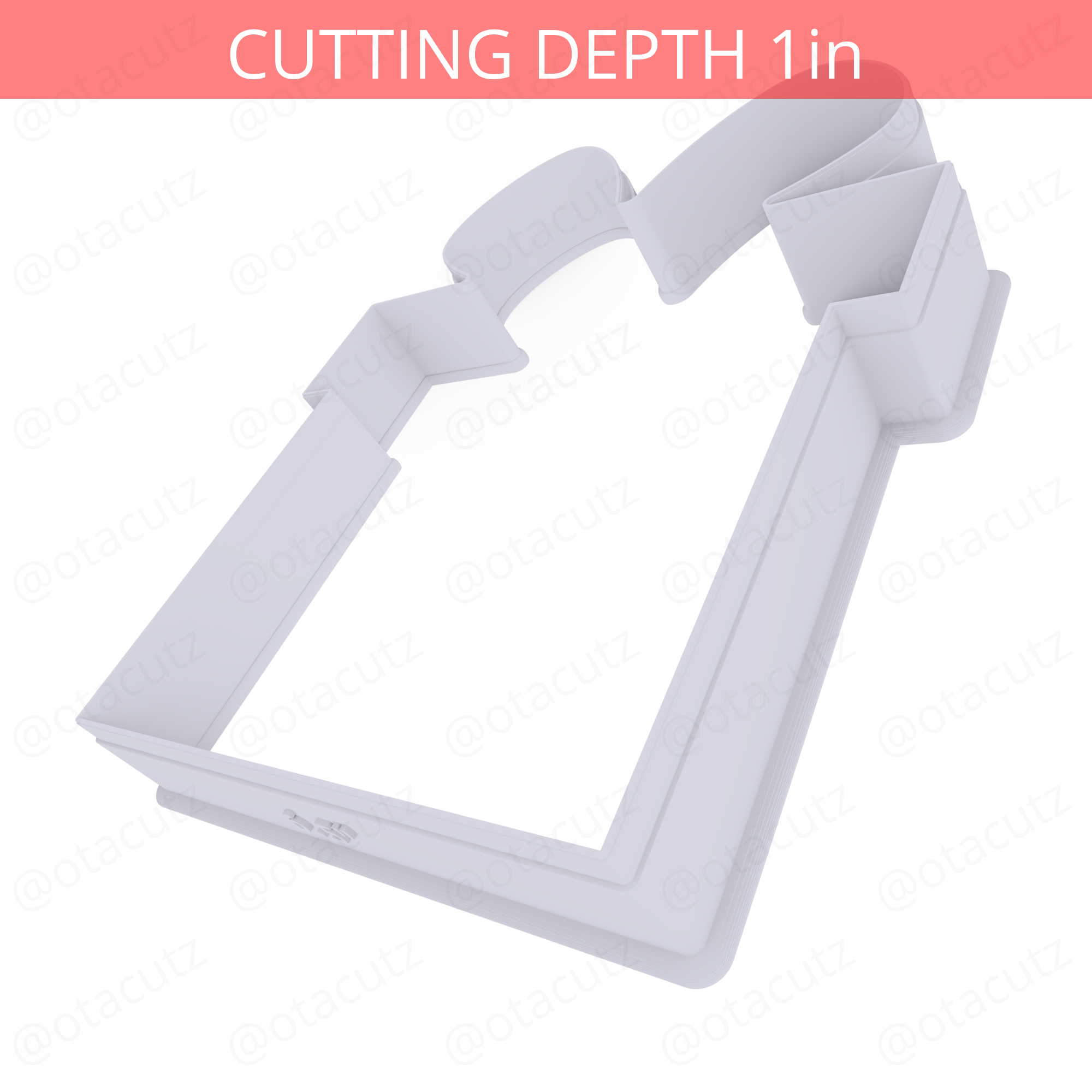 STL file Gift Cookie Cutter 6.5in / 16.5cm・Model to download and 3D ...