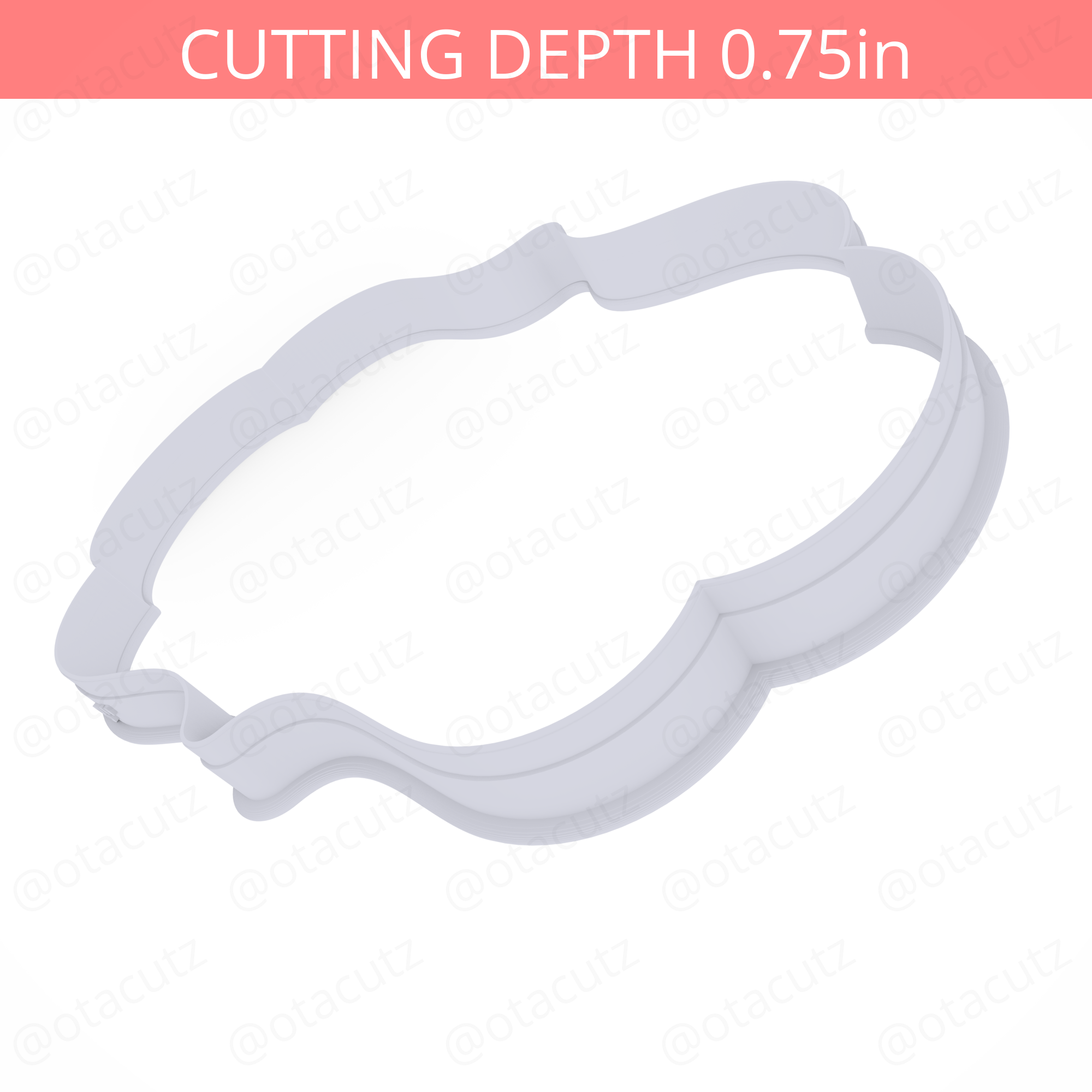 STL file Plaque #1 Cookie Cutter 8in / 20.3cm・Template to download and ...