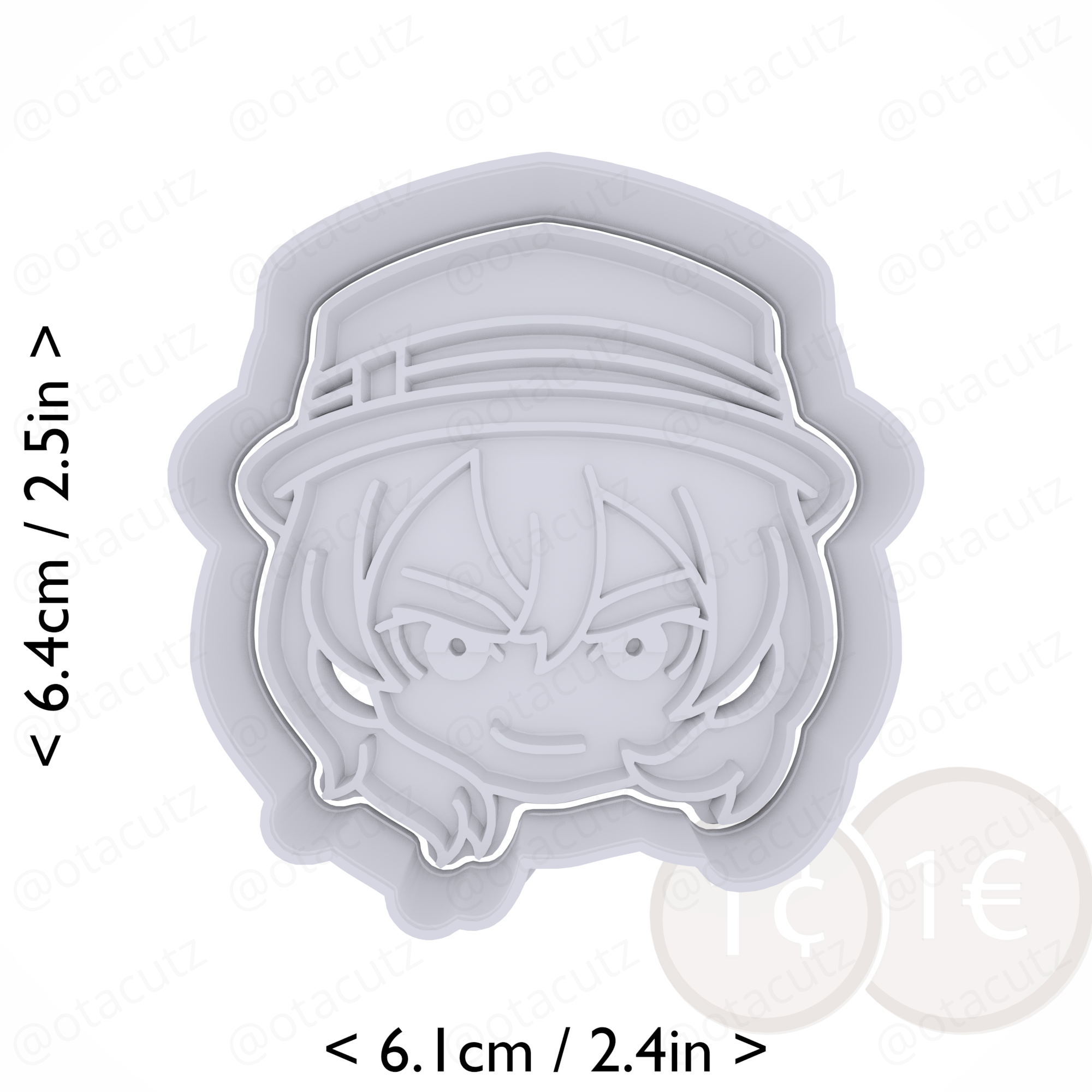 Free 3D file Chuuya Nakahara Cookie Cutter / BSD 🍪・3D printer model to ...