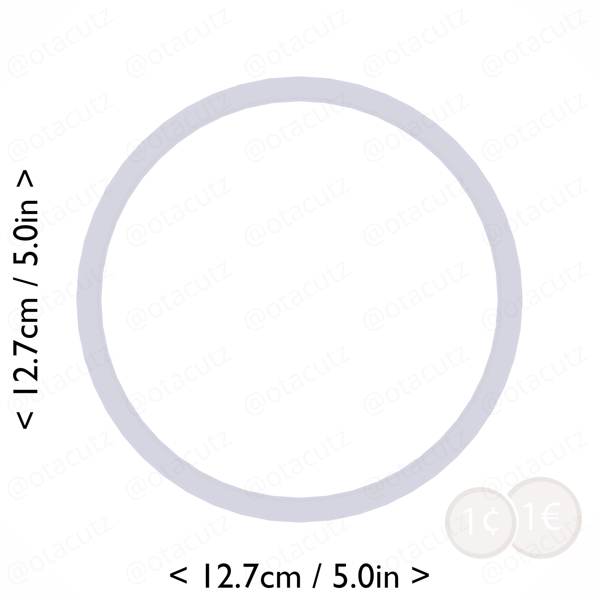 3D file Round Cookie Cutter 115mm・3D printing design to download・Cults