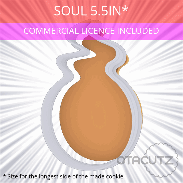 STL file Soul Cookie Cutter 5.5in / 14cm・Model to download and 3D print ...