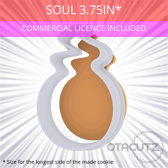 STL file Soul Cookie Cutter 3.75in / 9.5cm 🍪・3D printer model to ...