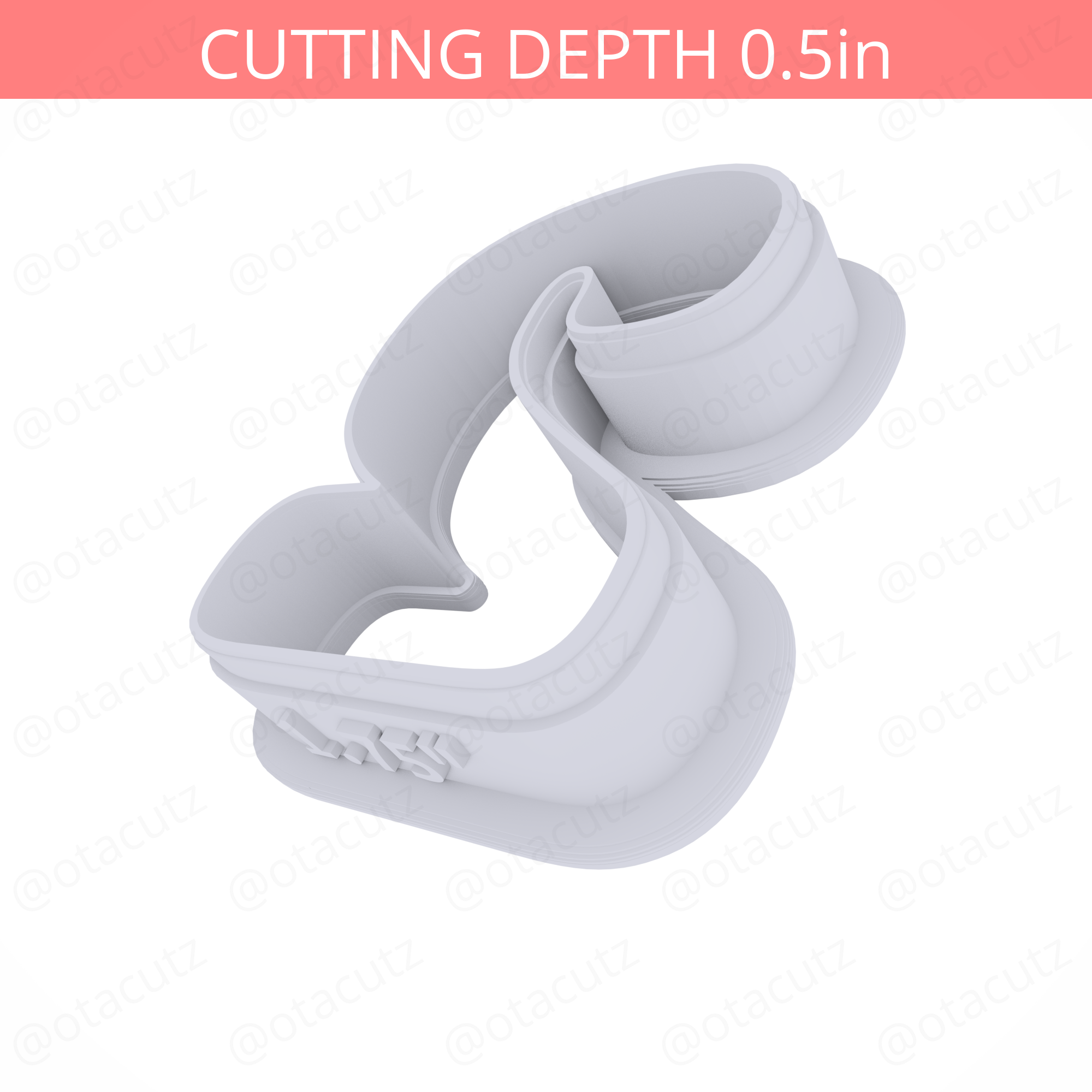 STL file Number Two Cookie Cutter 1.75in / 4.4cm・3D printable design to ...