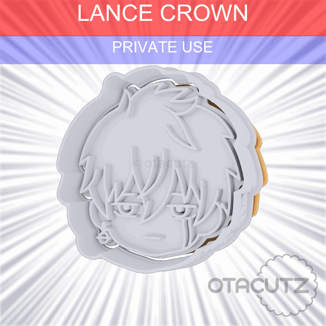 Free STL file Lance Crown Cookie Cutter / Mashle 👑・Template to download ...