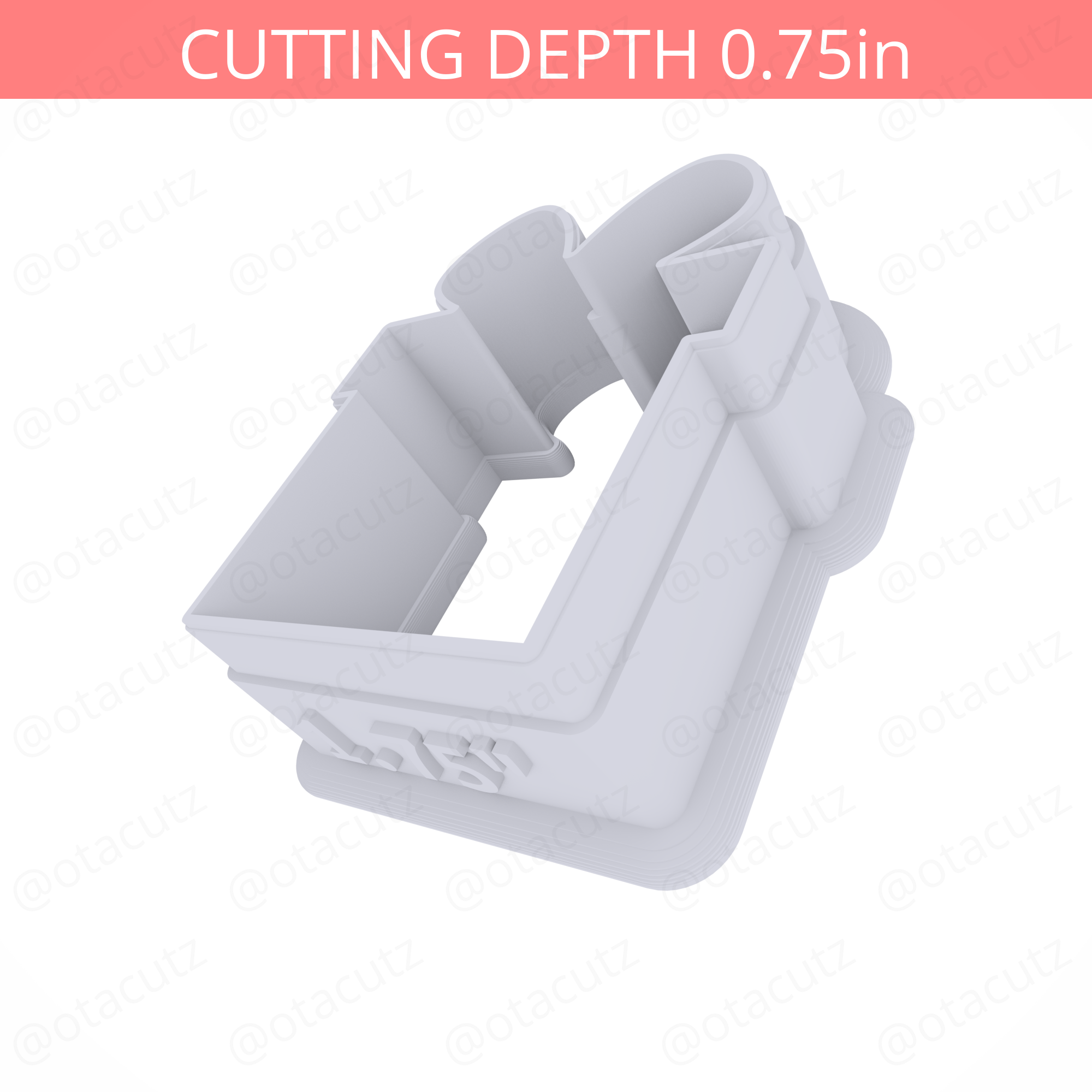 3D file Gift Cookie Cutter 1.75in / 4.4cm・3D printable model to ...
