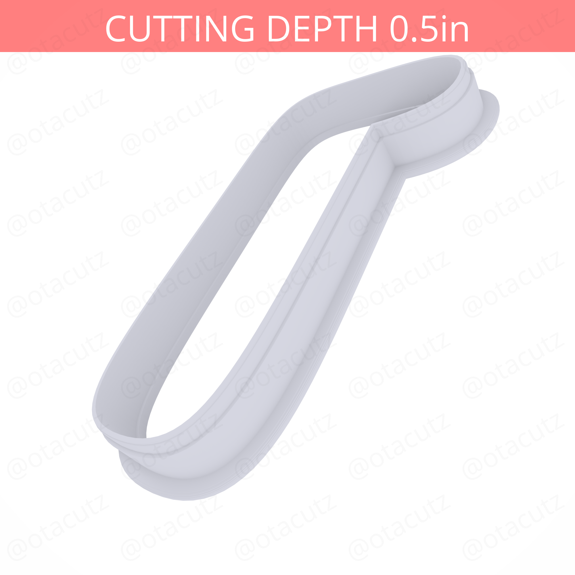 STL file Number One Cookie Cutter 3.75in / 9.5cm 🍪・3D printer model to ...