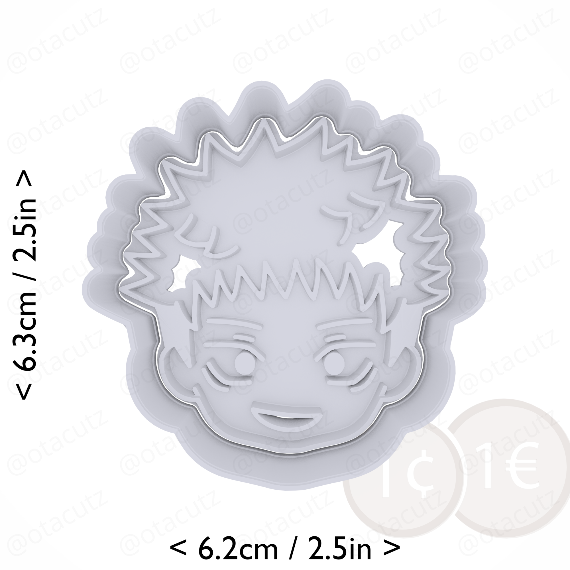 Free 3D file Itadori Yuuji Cookie Cutter / JJK・3D printing model to ...