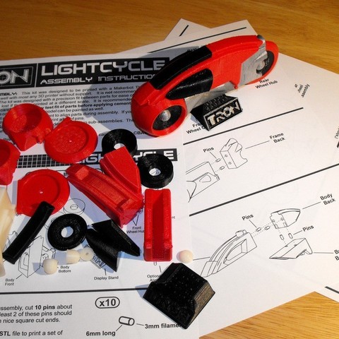 Descargar archivo STL gratis Modelo Kit de ciclo de luz • Objeto para ...