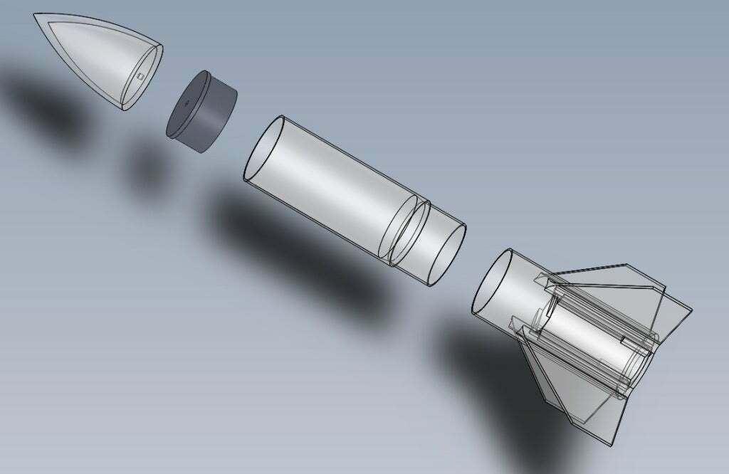 Free STL file Modular Model Rocket・Design to download and 3D print・Cults