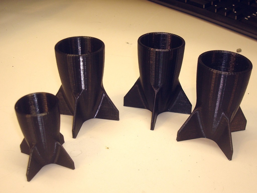Free STL file Rocket Shot Glass・3D print model to download・Cults