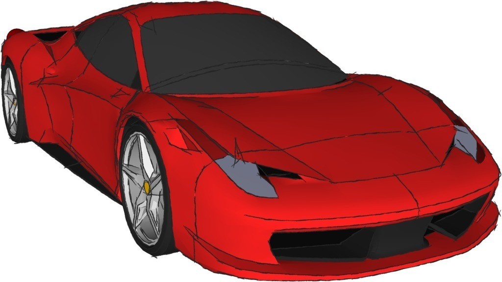 Free STL file Ferrari 458 Model Kit 🎨・3D printable model to download・Cults