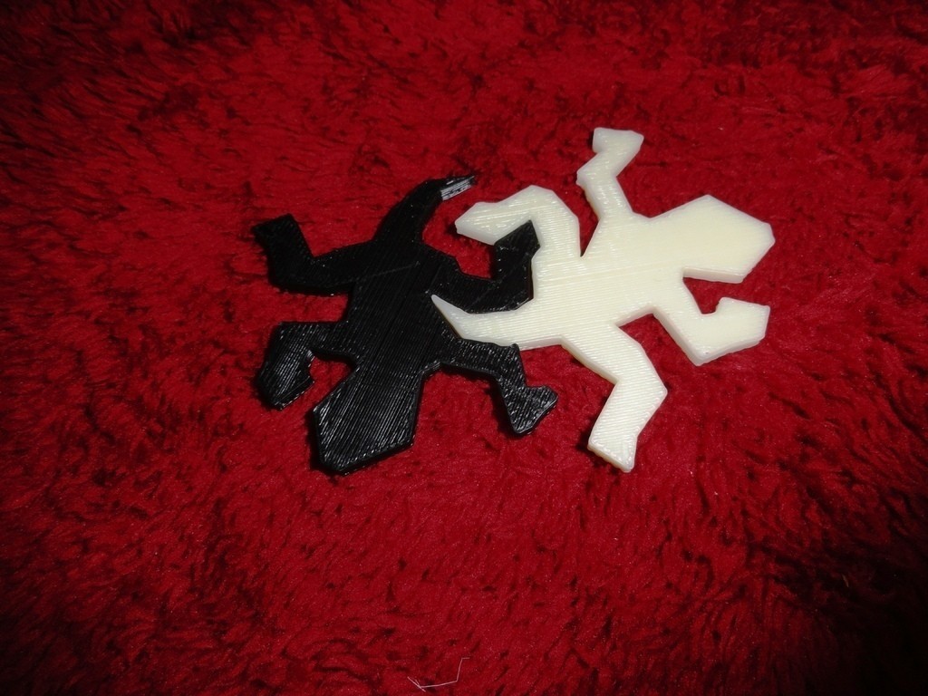 Descargar archivo STL gratis Lagarto teselador de estilo Escher ...