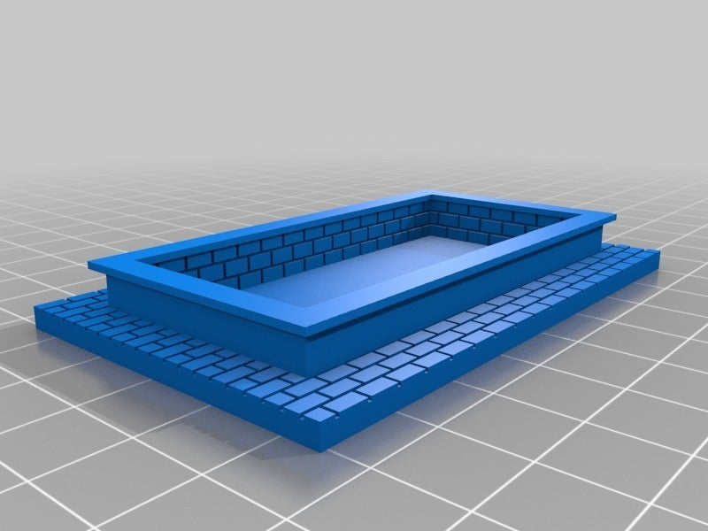 Free STL file 1/87 Swimming Pool・3D printing template to download・Cults