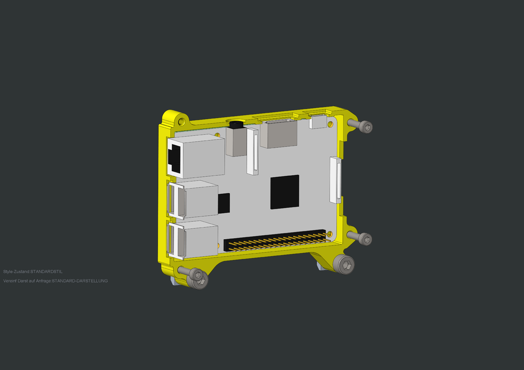 Free STL file Raspberry Pi 3 (B/B+) Mount on 4040 profile 🔧・3D print ...