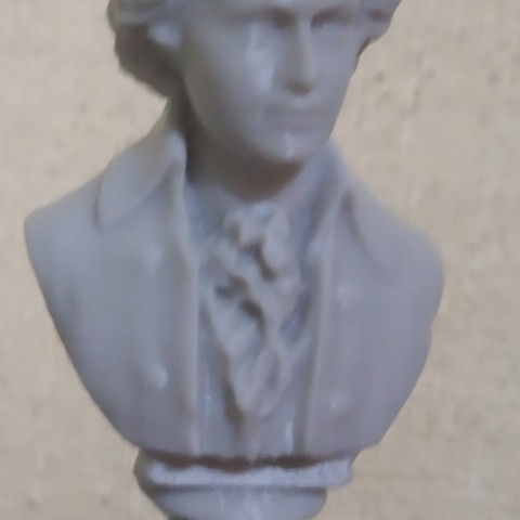 3D printing Wolfgang Amadeus Mozart Bust ・ Cults