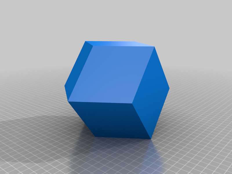 Free STL file Rhombic Dodecahedron・3D print design to download・Cults