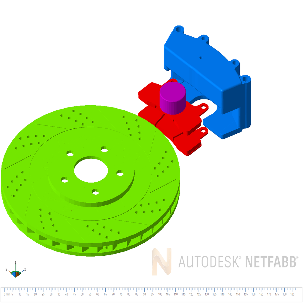 Free STL file Disk brake C2 💾・3D printing model to download・Cults