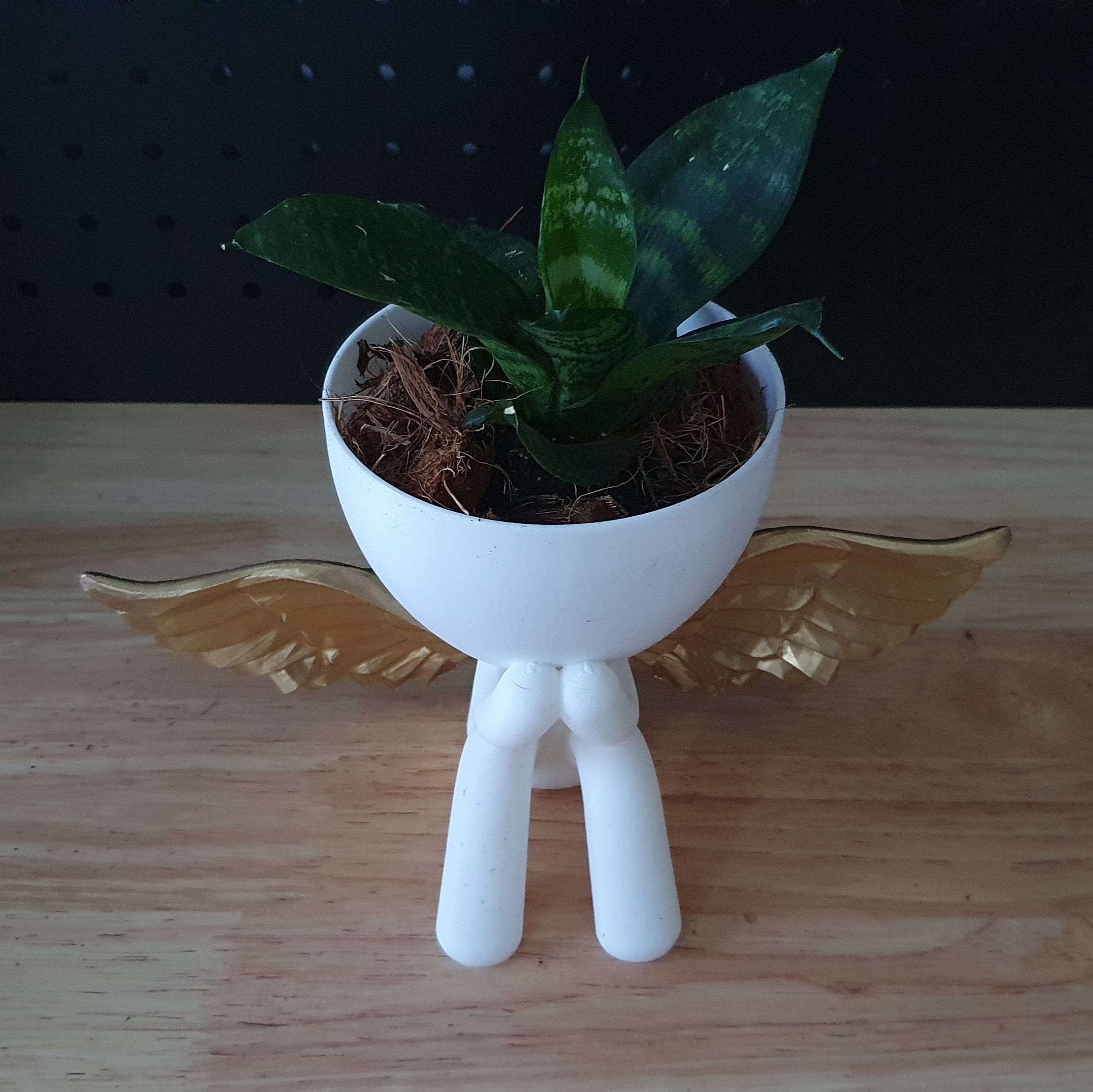 STL file GOOD vs EVIL - ANGEL ROBERT - DEVIL ROBERT - ROBERT PLANTERS ...
