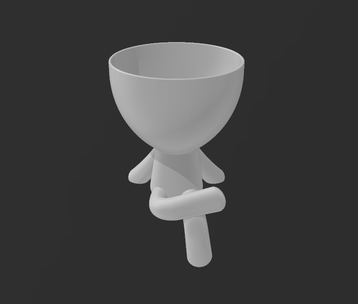 STL file BUNDLE 05 - ROBERT PLANTERS - LITTLE PEOPLE PLANTERS・3D print ...