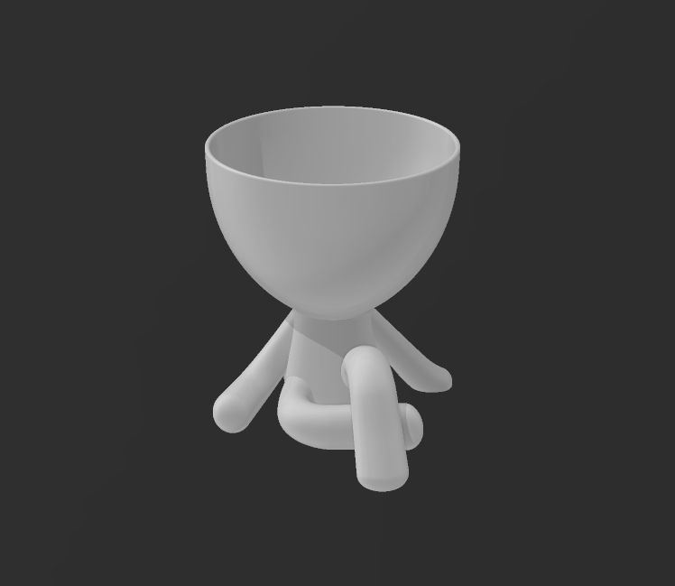 STL file BUNDLE 05 - ROBERT PLANTERS - LITTLE PEOPLE PLANTERS・3D print ...