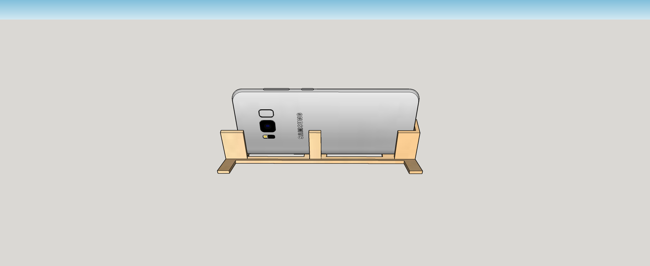 STL file Phone Stand Horizontal・3D print design to download・Cults