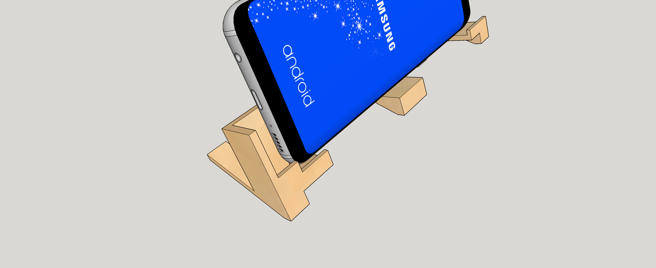 STL file Phone Stand Horizontal・3D print design to download・Cults