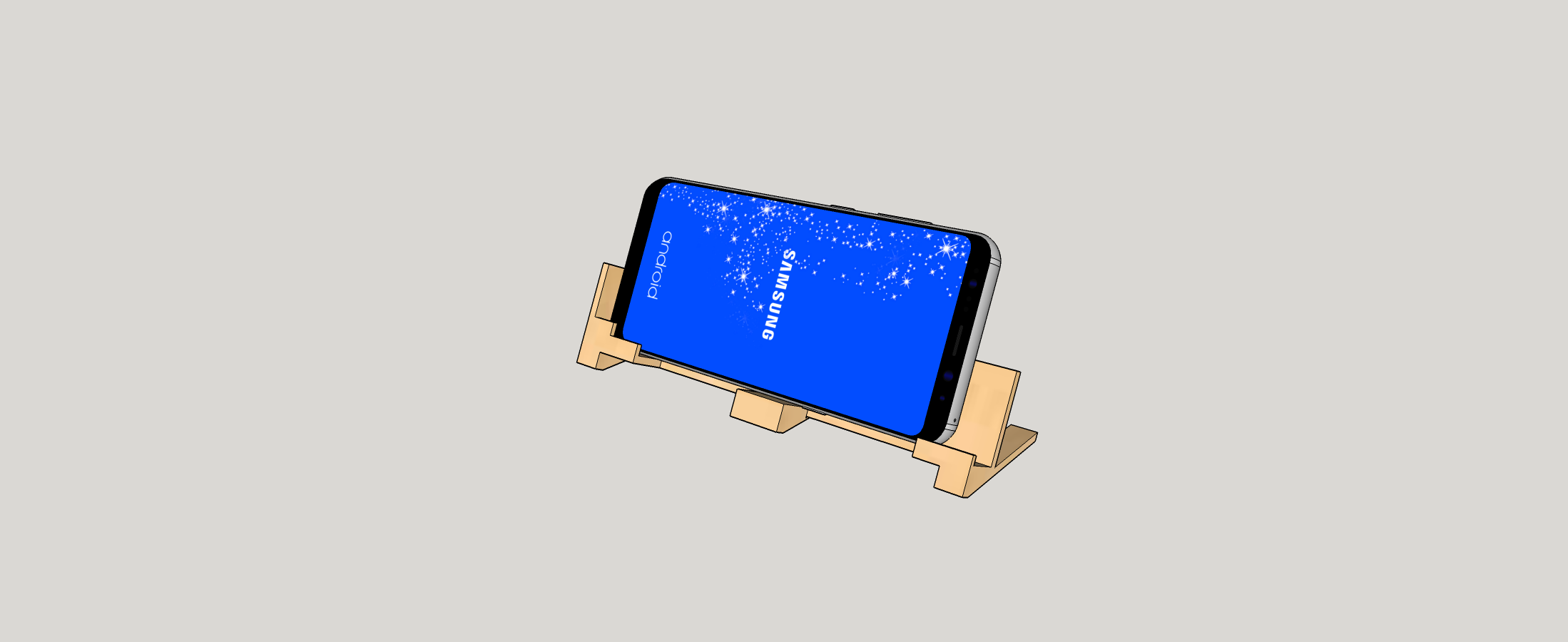 STL file Phone Stand Horizontal・3D print design to download・Cults