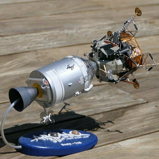 Télécharger fichier STL 1/48 - Module Apollo Command & Service • Objet ...